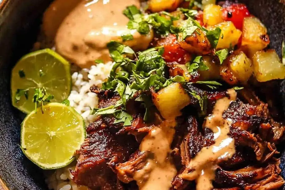 Crockpot Chipotle Pineapple Pot Roast Bowls: Amazing Ultimate Comfort ...