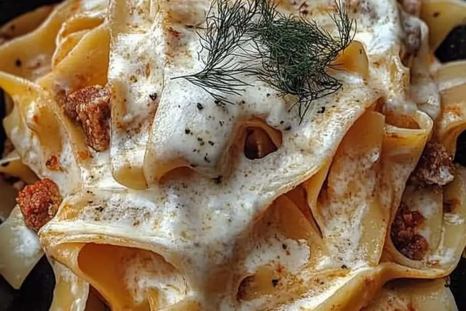 Creamy Calabrian Chili Pappardelle with Sausage & Fennel: An Amazing ...