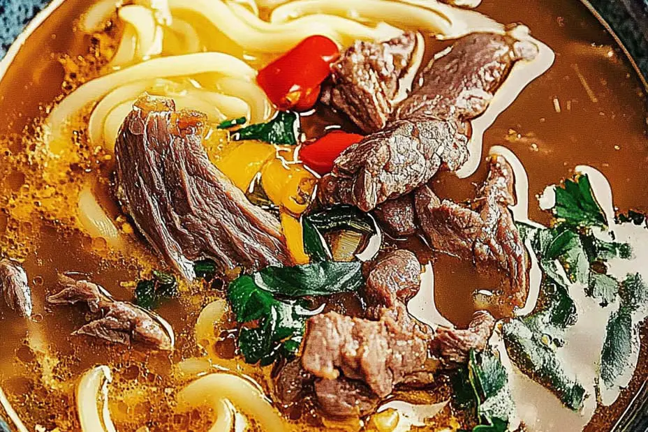 Satay Beef Noodle Soup: An Amazing Ultimate Recipe - Quick Recipes Book